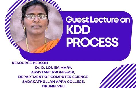 Guest Lecture On Advanced Databases And Data Mining News And Events Francis Xavier Engineering