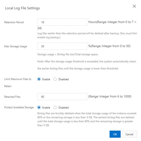 what do i do if the storage capacity of an apsaradb rds for mysql