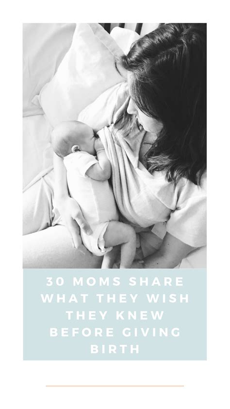 What I Wish I Knew Before I Gave Birth 30 Women Share The Mama Notes