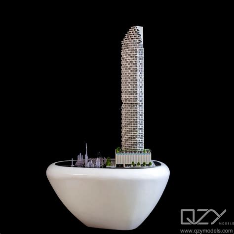 W Residences Dubai Architectural Model Qzy Models Qzy Models Archinect