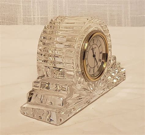 Waterford Crystal Desk Clock Etsy