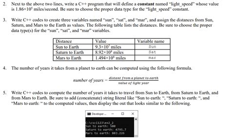 Solved Next To The Above Two Lines Write A C Program Chegg Com