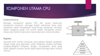 Control Processing Unit Cpu PPT