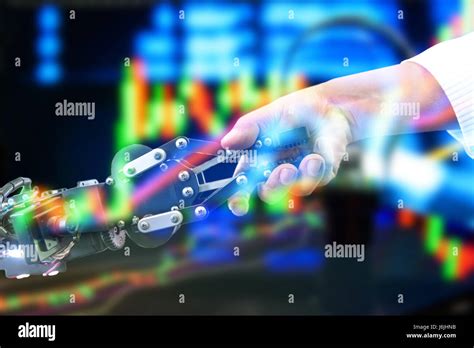 Image Concept Of Software Robot Trading System Used In The Stock