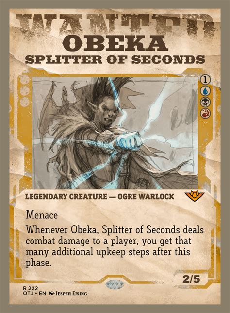 Obeka Splitter Of Seconds Wanted Poster Style Rmpcproxies