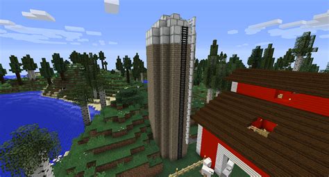 Minecraft Farm Silo Working Grain Silo Minecraft Map