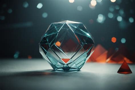 Premium Photo Geometric Background With Rhombus And Nodes Ar C