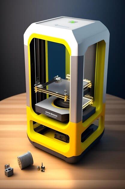 Premium Ai Image 3d Printer Concept