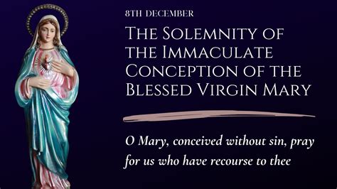 The Immaculate Conception Marys Role In Our Salvation Story