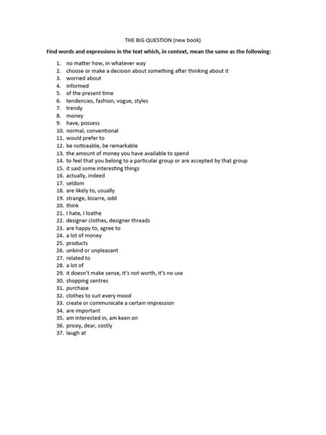 The Big Question 2 Pdf