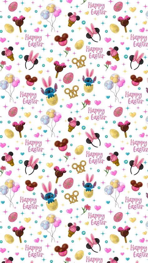 Disney Easter Digital Paper Mouse Ears Easter Digital Paper Minnie Mouse Ears Magic Kingdom