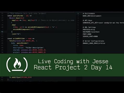 React Project 2 Day 14 Live Coding With Jesse