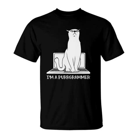 Programming Developer Coding Cat Programmer T Shirt Mazezy