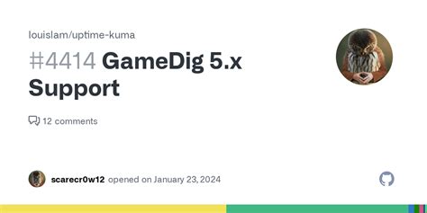 Gamedig 5x Support · Issue 4414 · Louislamuptime Kuma · Github