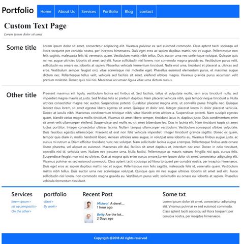 Responsive Portfolio Layout Built With Html5 Css3 And Bootstrap 5