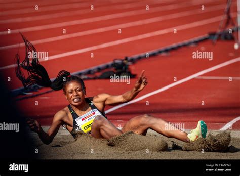 Bergen 20230603rachel Ombeni Nor During The Three Step Competition