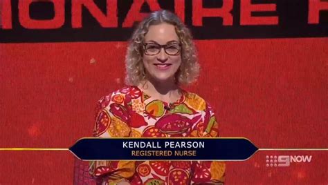 Kendall Pearson Who Wants To Be A Millionaire Wiki Fandom