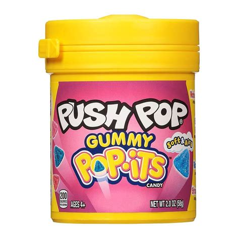 Gummies Push Pop Pop Its 58g Candy Pop