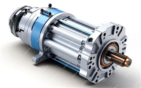 Premium Ai Image Capturing The Realistic Image Of A Highperformance Pmdc Motor On White Or Png