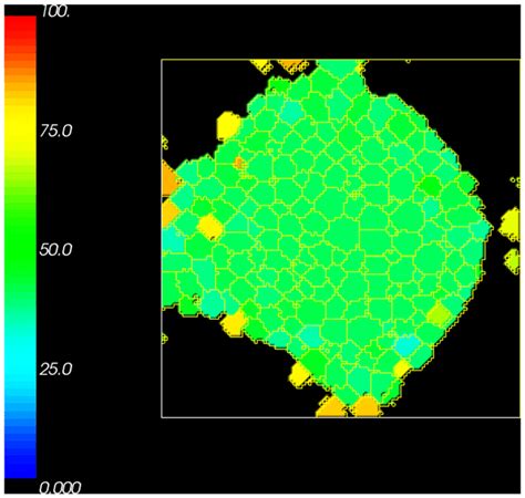 Plot Of A Cross Sectional View Showing The Spatial Distribution Of Download Scientific Diagram