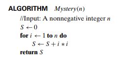 Solved ALGORITHM Mystery N Input A Nonnegative Integer Chegg Com