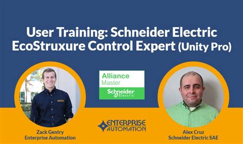 User Training Schneider Electric Ecostruxure Control Expert Unity Pro Enterprise Automation