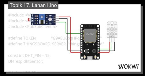 Topik 17. Lahan1.ino - Wokwi ESP32, STM32, Arduino Simulator
