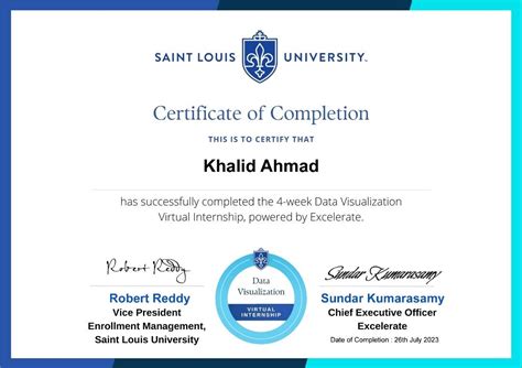 Internship Khalid Ahmad