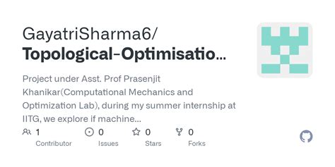 Github Gayatrisharma Topological Optimisation Using Machine Learning