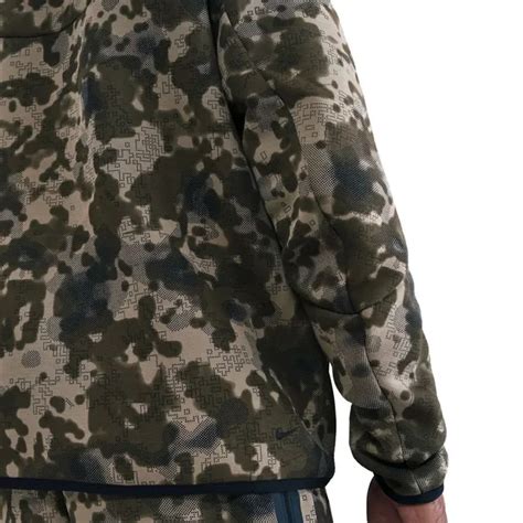 Nike Veste Tech Fleece Coupe Vent Camo Vertnoir
