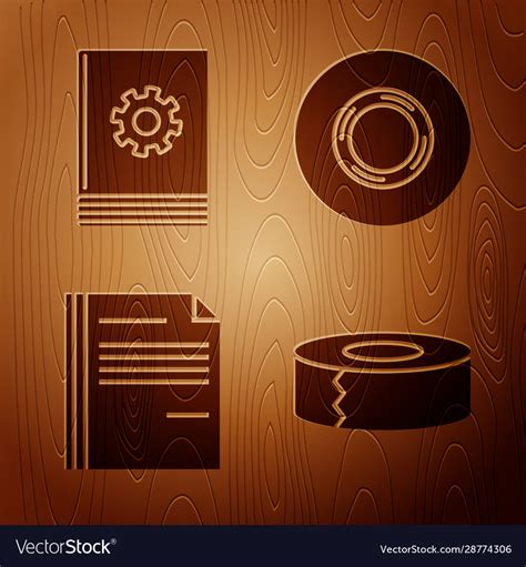 Set Scotch User Manual File Document And Scotch Vector Image