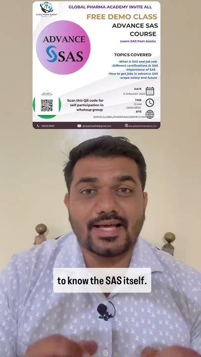 Announcing Free Demo On Advance Sas Youtube