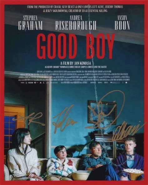 Stephen Graham Andrea Riseborough Anson Boon And Jan Komasa Signed