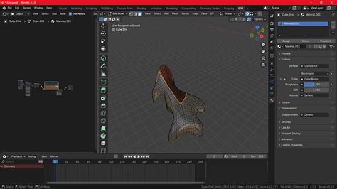 Why Is The Color Ramp Working Only Partially On The Surface Materials And Textures Blender