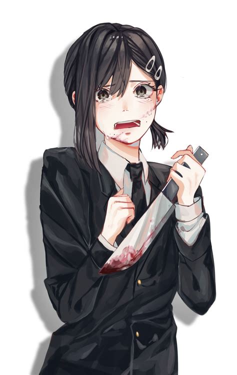 Higashiyama Kobeni Chainsaw Man Drawn By Mu Ooa Danbooru