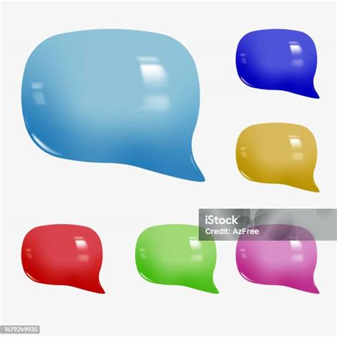 3d 알림 메시지 대화상자 3d 흰색 말풍선 소셜 미디어 채팅 메시지 아이콘입니다 벡터 3차원 형태에 대한 스톡 벡터 아트 및 기타 이미지 Istock