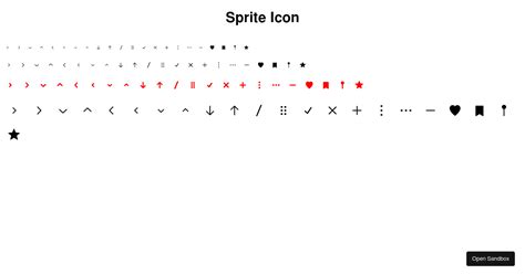 Icon Svg Sprite Codesandbox