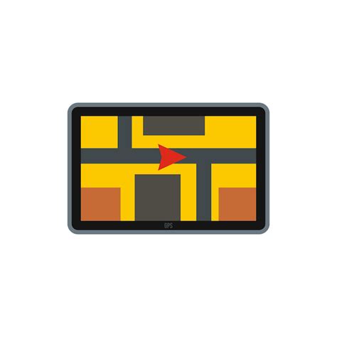 Premium Vector Navigator Icon In Flat Style On A White Background