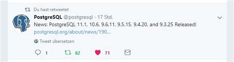 Sicher Ist Sicher Postgresql 6x Released Geoobserver