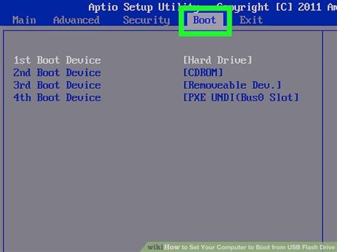 How To Set Your Computer To Boot From Usb Flash Drive