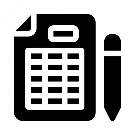 Spreadsheet Files And Folders Cells Tables Financial Icon