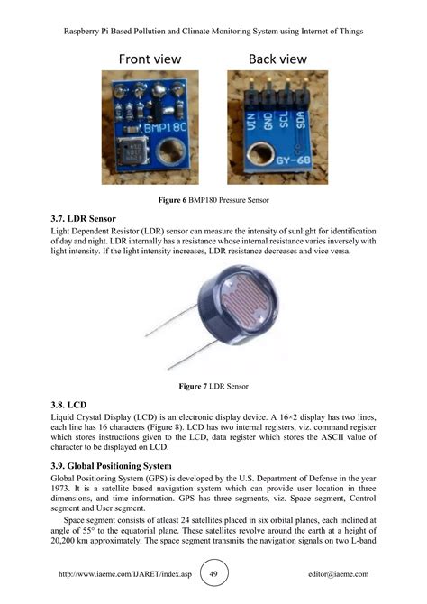 raspberry pi based pollution and climate monitoring system using