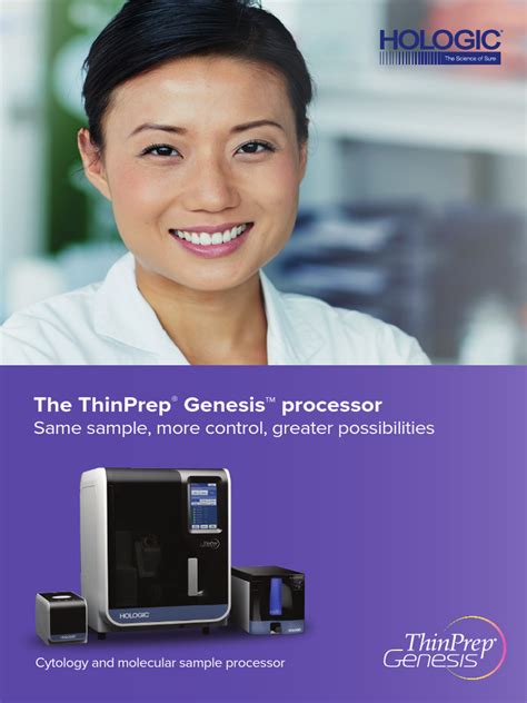 Thinprep® Genesis™ Processor Brochure Gbr En Pdf Printer Computing