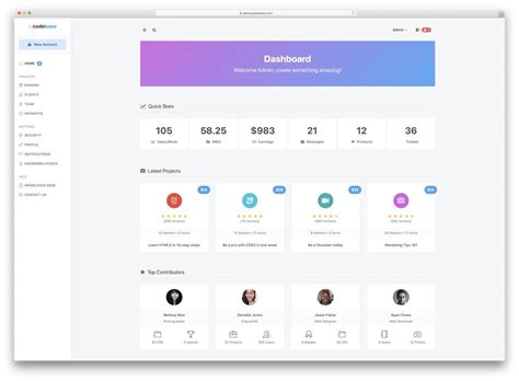 Best Material Design Admin Dashboard Templates Colorlib Dashboard Template Dashboard