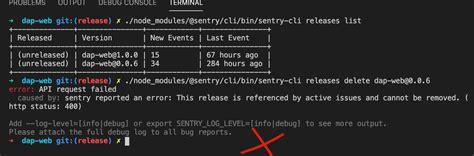 Sentry Can Not Delete Release Bug · Issue 23286 · Getsentrysentry · Github