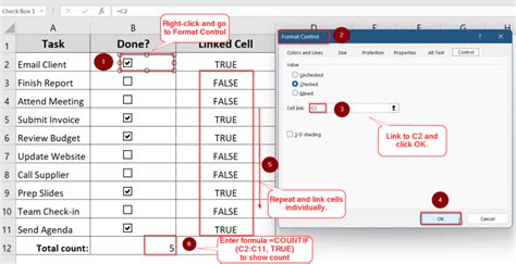how to count checkboxes in excel 3 simple and easy tricks excel insider