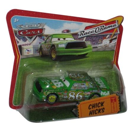 Disney Pixar Cars Race O Rama Chick Hicks Toy Car Short Card Blister