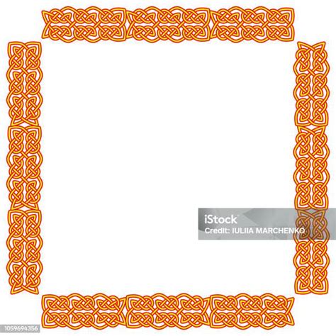 켈트 매듭 프레임입니다 전통적인 중세 프레임 패턴 일러스트입니다 테두리 또는 프레임으로 스칸디나비아 또는 켈트 장식 0명에 대한 스톡 벡터 아트 및 기타 이미지 Istock