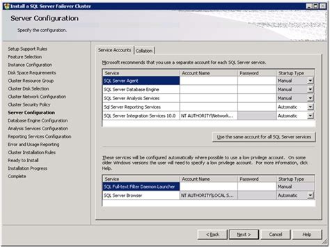 manage sqlserver sql server 2008 cluster installation