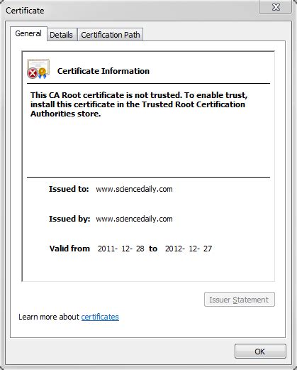 Why Do Web Browsers Like Firefox And IE Complain Of Insecure Connection Issues Whenever They